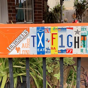 TX FIGHT / UT Logo - Custom Made University of Texas Longhorn License ...