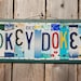 Custom 9 Letter License Plate Sign, Housewarming Gift, Shabby Chic ...