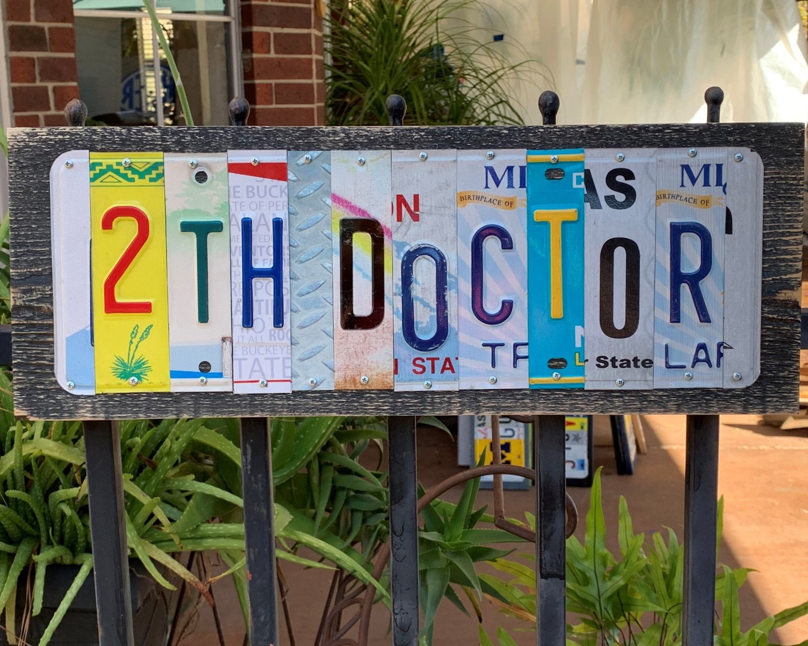 2TH DOCTOR Custom License Plate Sign Dentist Gift Dental - Etsy