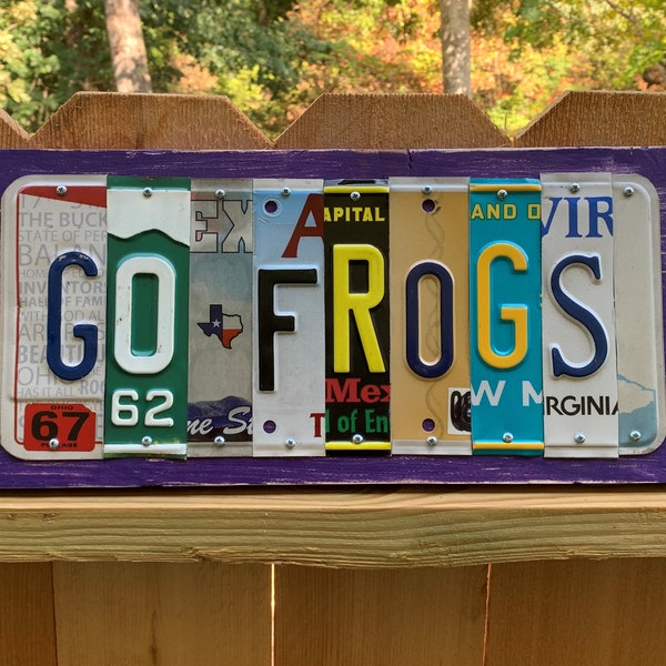Frog License Plate - Etsy