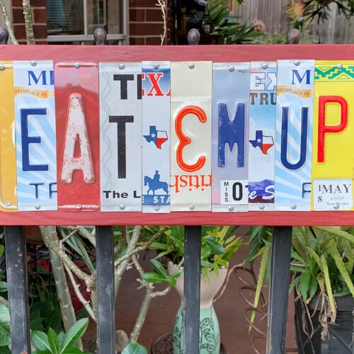 SHSU KATS Sam Houston State License Plate Sign Tailgate - Etsy