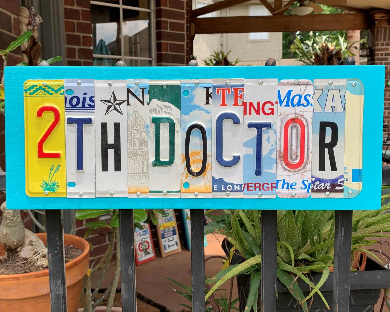 2TH DOCTOR Custom License Plate Sign Dentist Gift Dental - Etsy