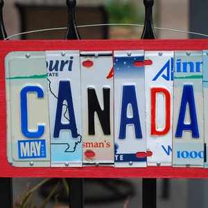 Custom 7 letter license plate sign | Etsy