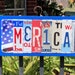 MERICA USA / Patriotic Custom License Plate Sign, 4th of July Sign ...