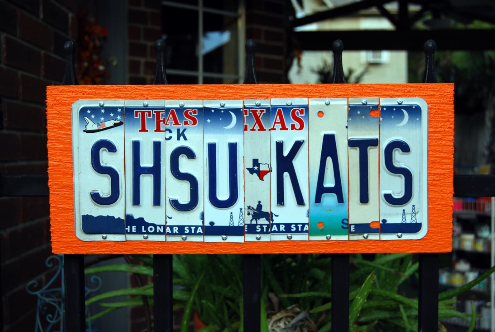 SHSU KATS Sam Houston State License Plate Sign Tailgate - Etsy