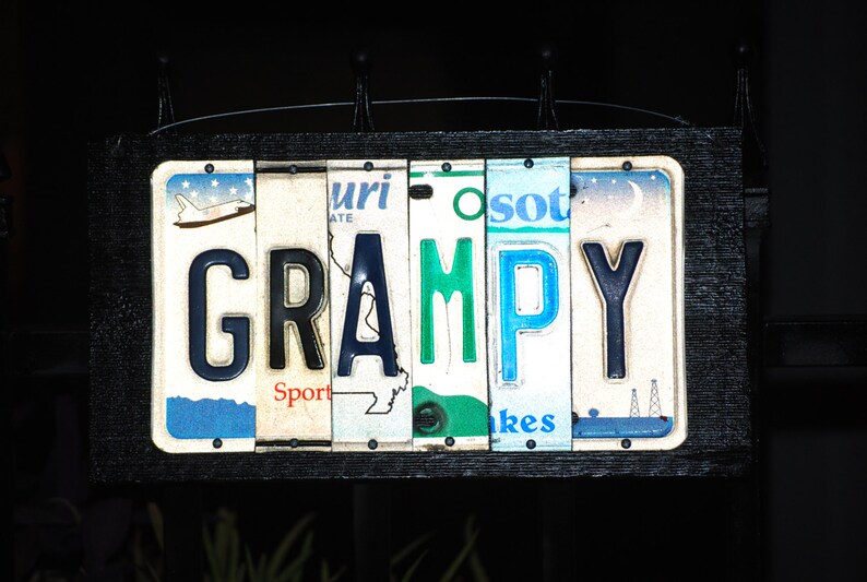 Custom 6 Letter License Plate Sign Design Your Own Vintage - Etsy
