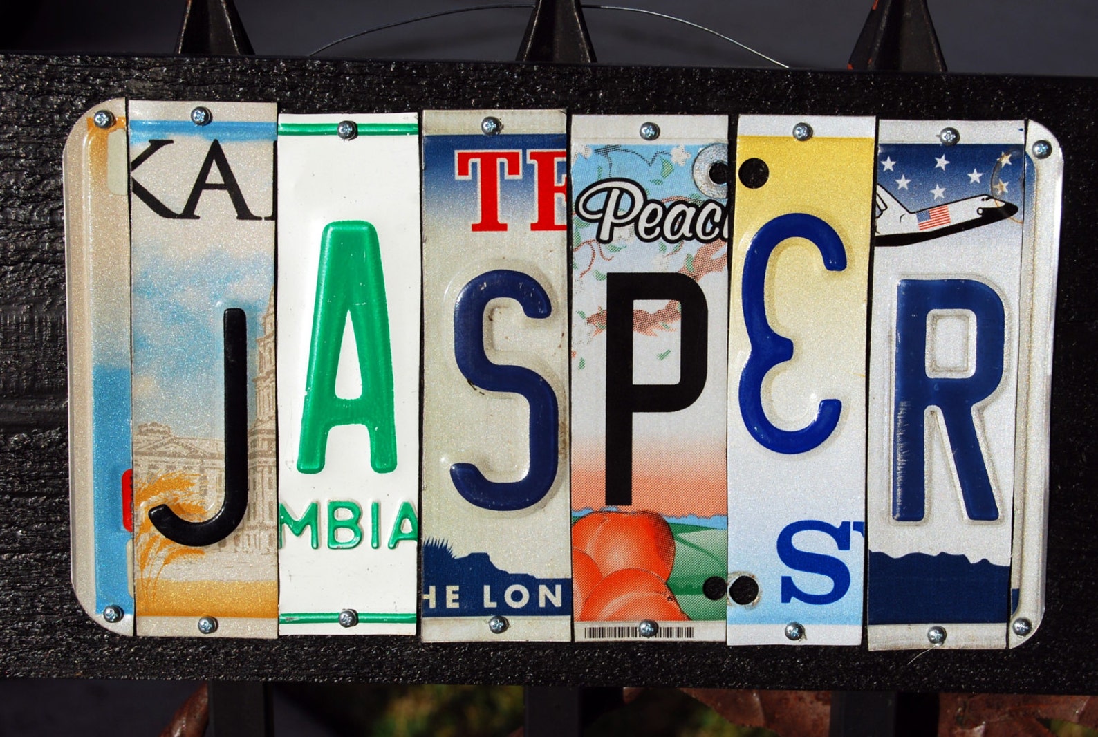 Custom 6 Letter License Plate Sign Design Your Own Vintage Etsy custom-6-letter-license-plate-sign-design-your-own-vintage-etsy