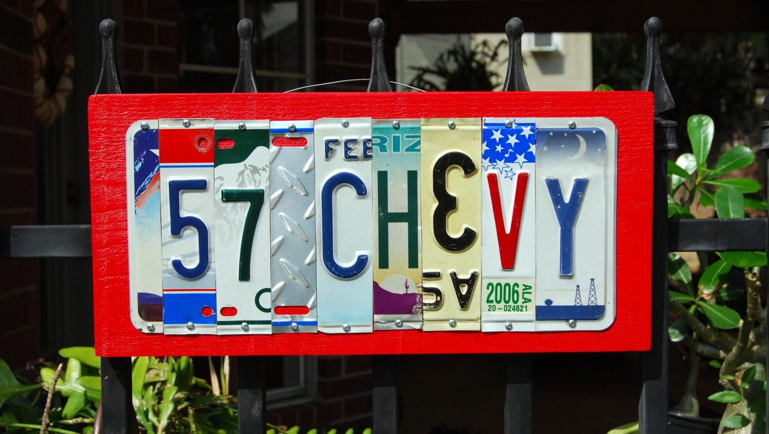 57 CHEVY / VETTE Chevrolet Corvette Custom License Plate - Etsy