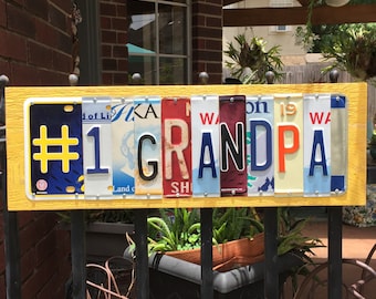 Grandpa License Plate - Etsy