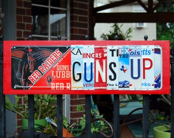 Texas Tech License Plate - Etsy