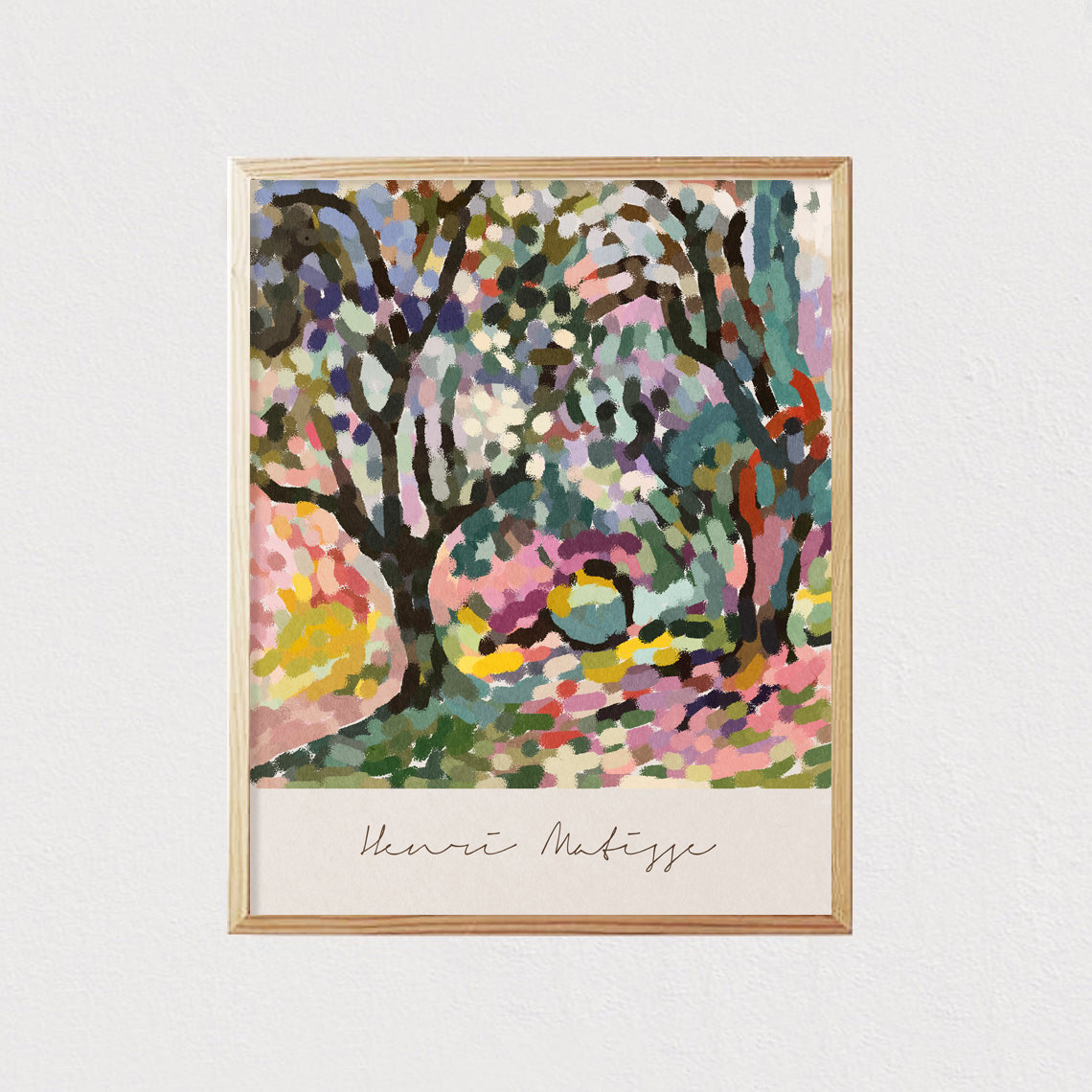 Henri Matisse Landscape Art Abstract Art - Olive Trees at Collioure ...