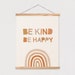 Be Kind Be Happy Rainbow - Neutral Boho Kids Art - Kids Playroom ...