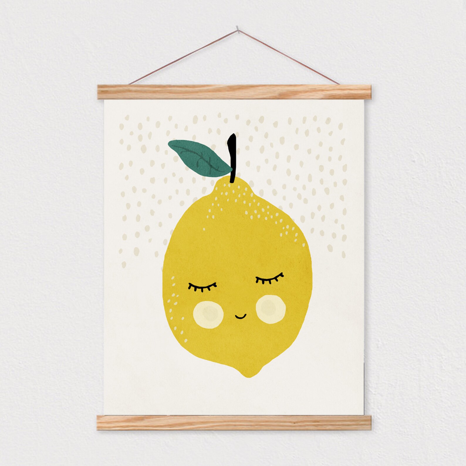 Lemon Print - Mid Century Modern Kids - Children's Wall Art - Kids Room ...