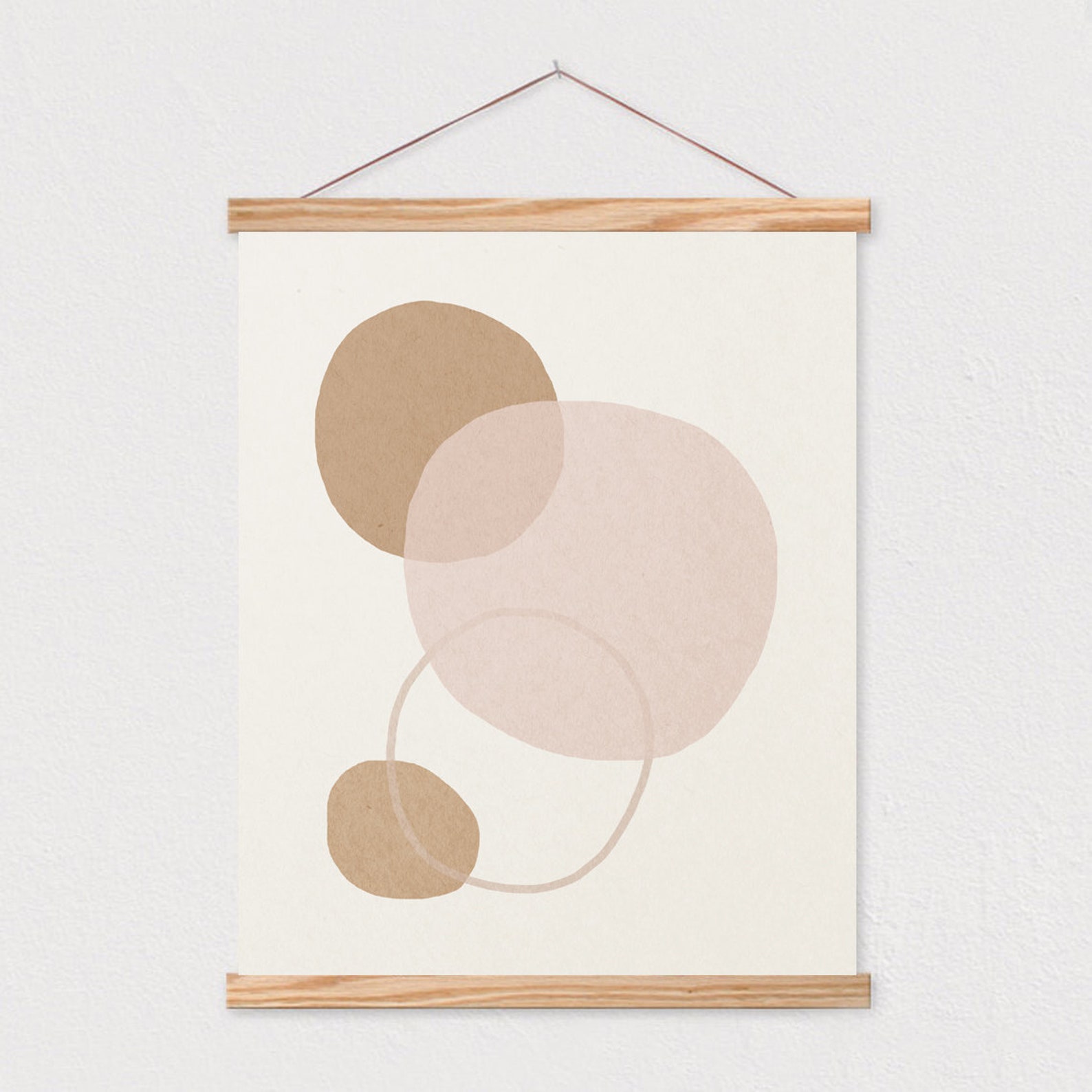 Abstract Art Shapes Neutral Art Print Neutrals Mid Century - Etsy