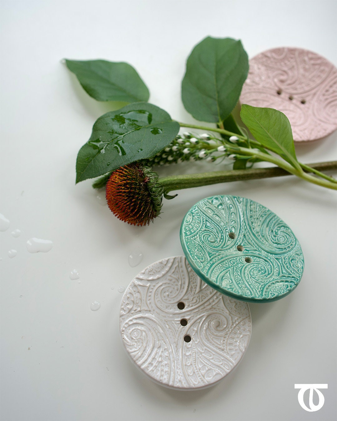 7 Cm Small Round Ceramic Soap Dish shiva With Holes - Etsy