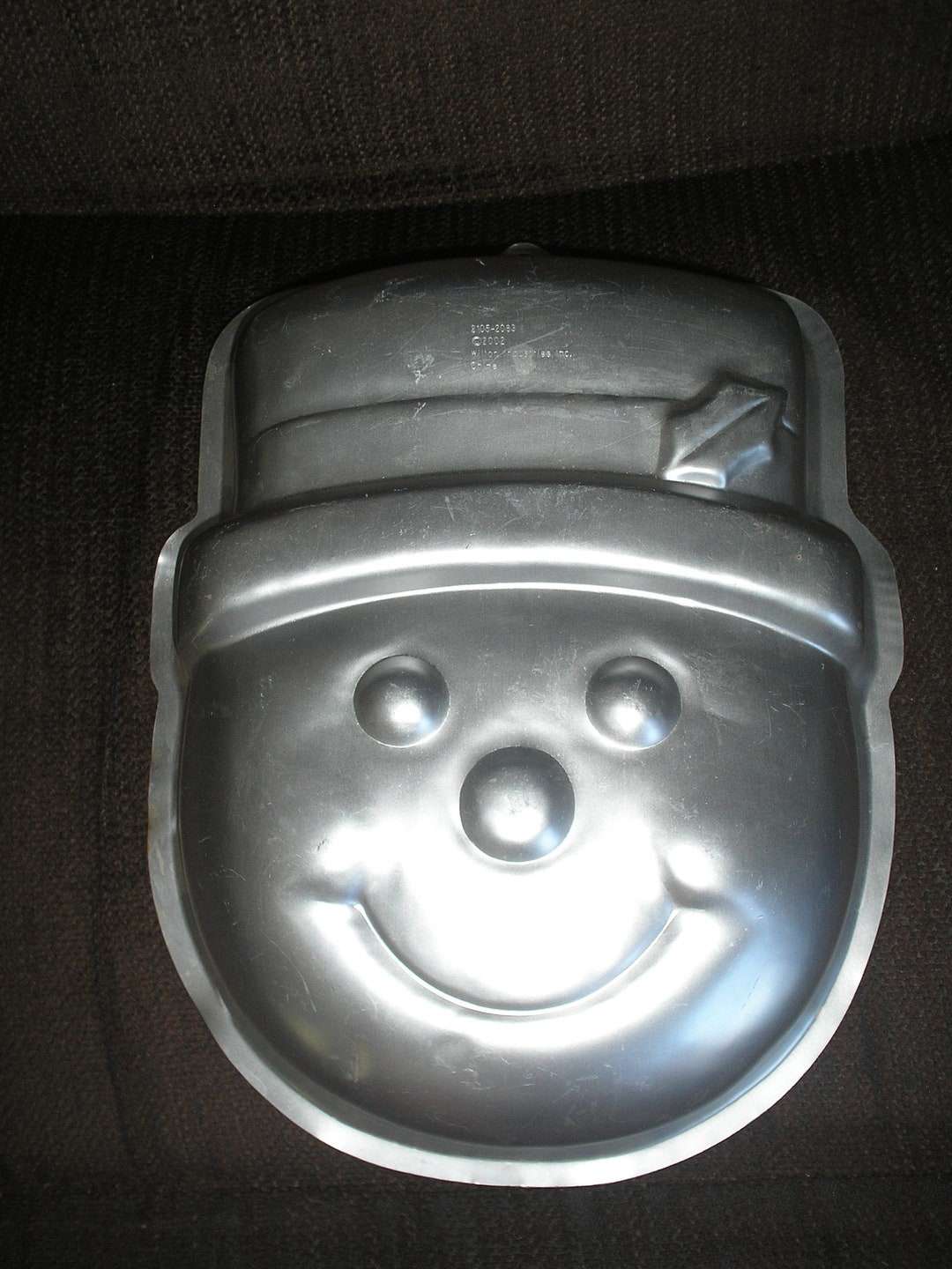 Snowman's Face Cake Pan - Etsy