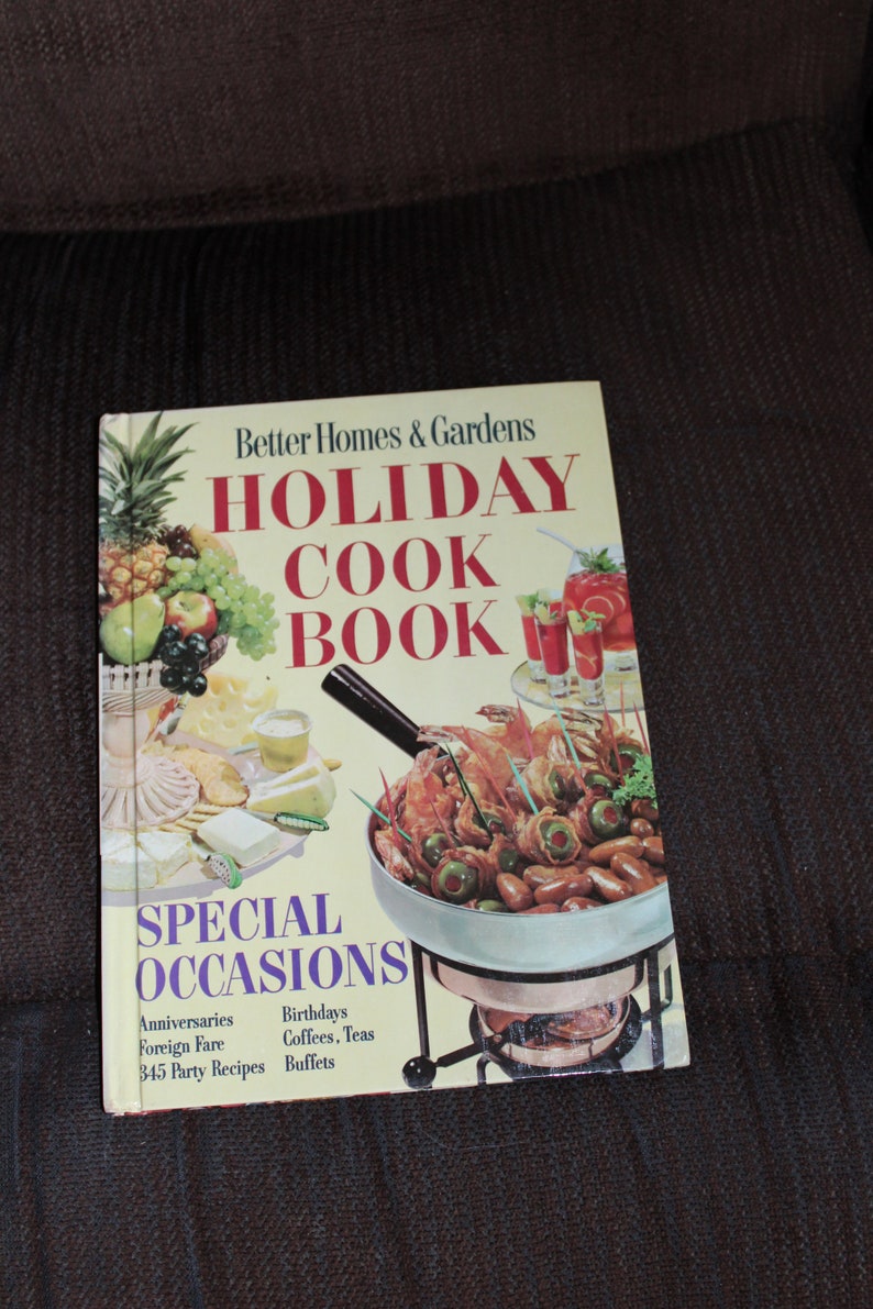 Vintage Better Homes and Gardens Holiday Cookbook-free Shipping - Etsy