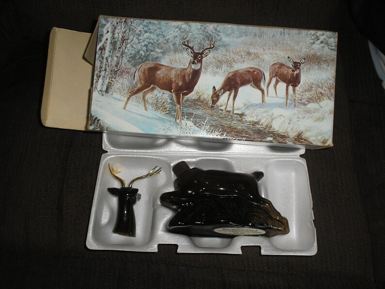 Vintage Avon Ten Point Buck Empty in Box - Etsy