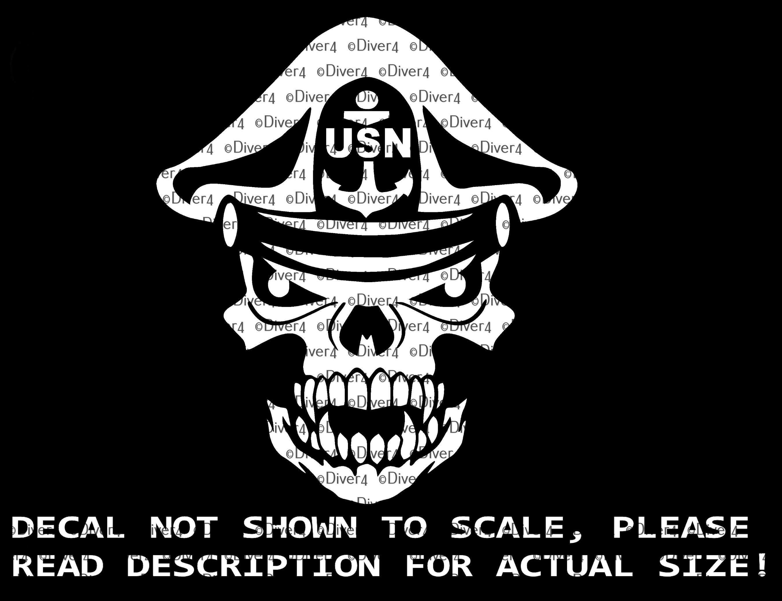 Navy Chief Skull Logo