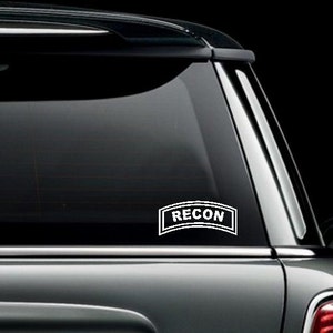 US Army Recon Tab Custom Car Truck Van Window or Bumper Sticker Vinyl ...