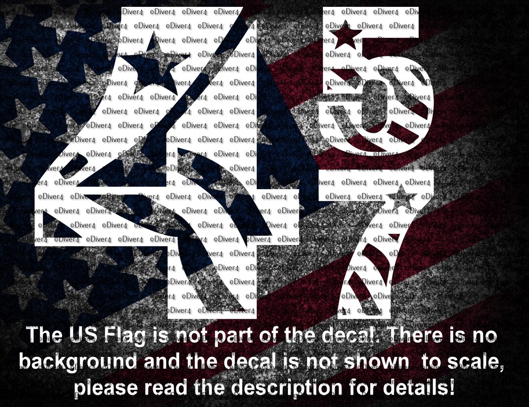 45 47 US Flag Font Trump MAGA Car Van Truck Sticker Cut Vinyl Decal - Etsy