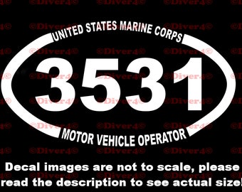 3531 Usmc Decal - Etsy