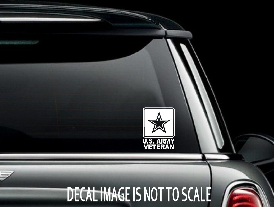 U.S. Army Veteran Die Cut Vinyl Decal Bumper Sticker - Etsy
