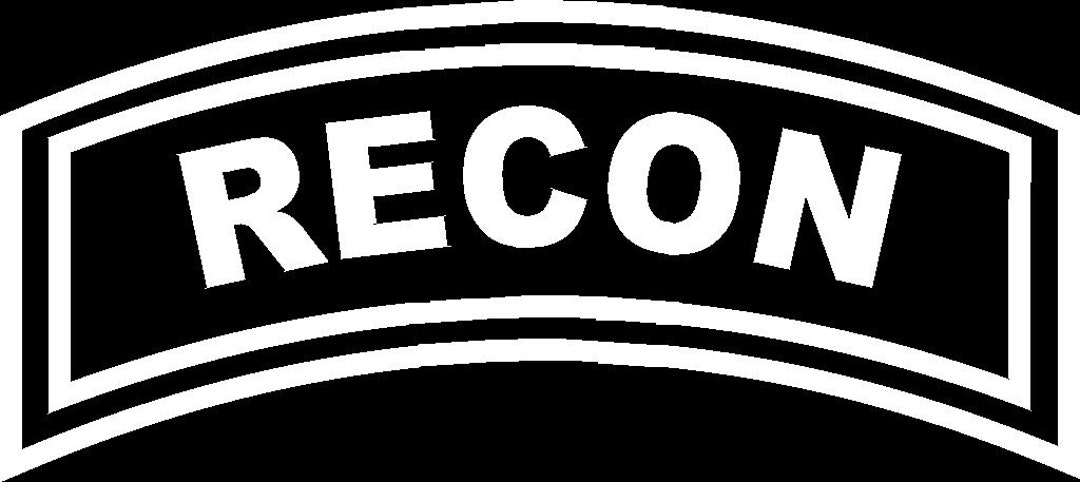 US Army Recon Tab Custom Car Truck Van Window or Bumper Sticker Vinyl ...