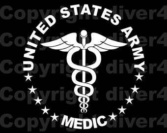 Army Medic Sticker - Etsy