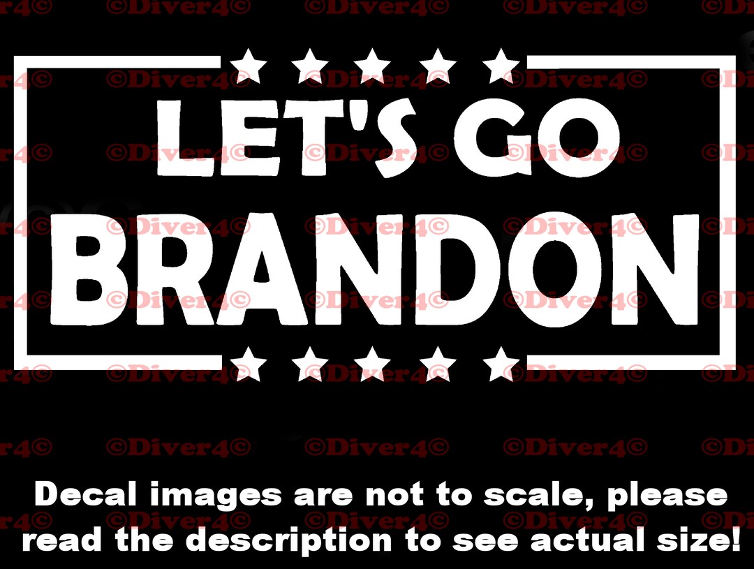 Let's Go Brandon Car Truck Van Window Decal or Bumper Sticker Vinyl ...