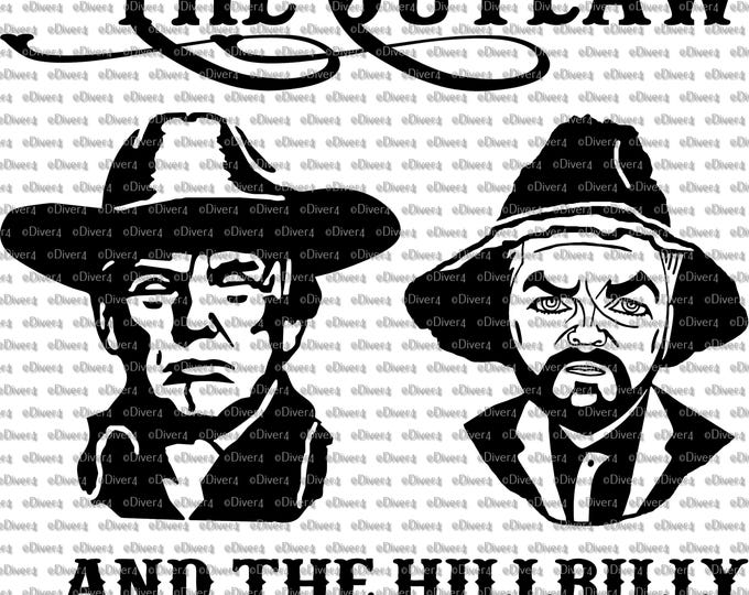 Outlaw Hillbilly 2024 Bumper Sticker, Funny Trump Vance 2024 Sticker ...