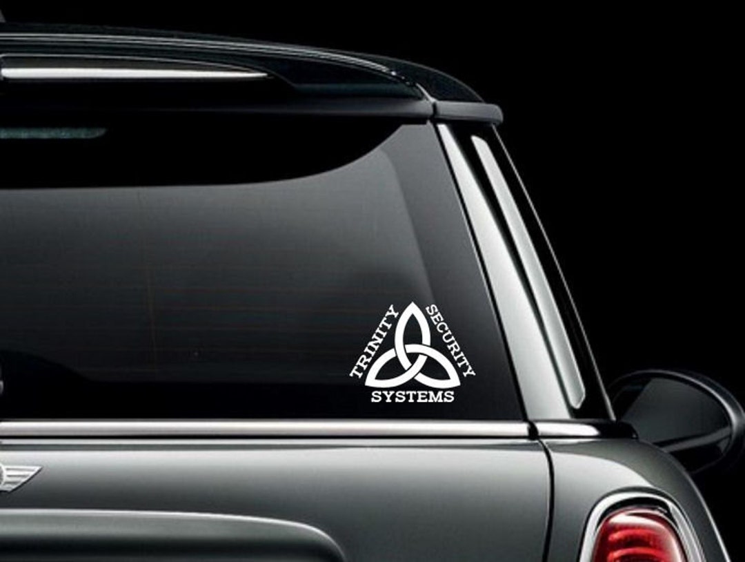 Christian Trinity Security Systems Custom Car Truck Van Window or ...