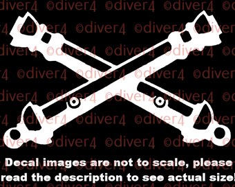 Crossed Cannons USMC Artillery Decal - Etsy