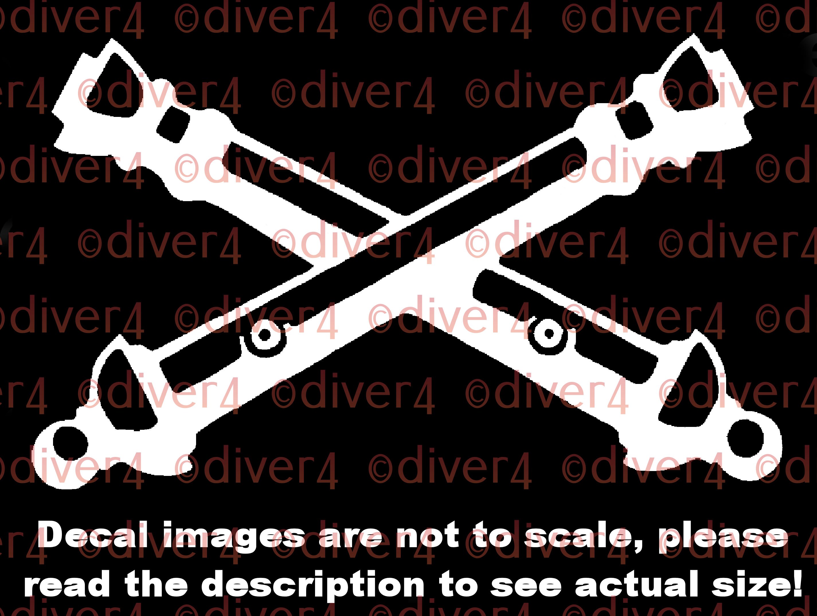 USMC 0811 Field Artillery Crossed Cannons Car Truck Van Vinyl | Etsy