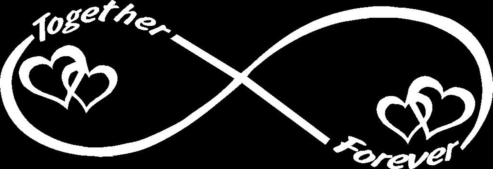 Together Forever Infinity Symbol Custom Car Truck Van Window | Etsy