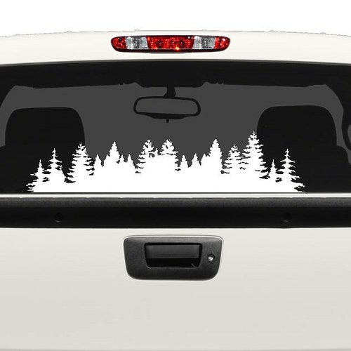Treeline Vinyl Decal Graphic - Etsy