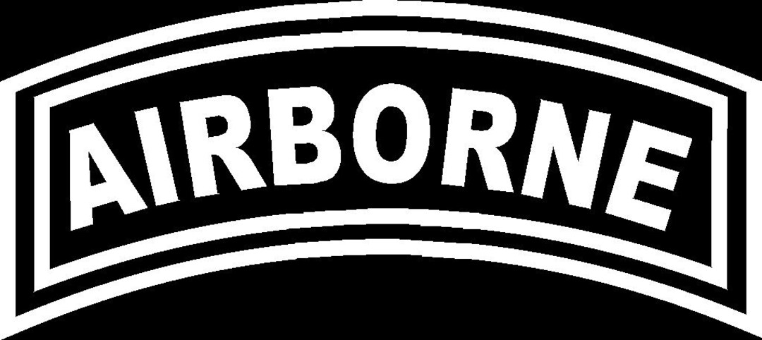 US Army Airborne Tab Custom Car Truck Van Window or Bumper Sticker ...