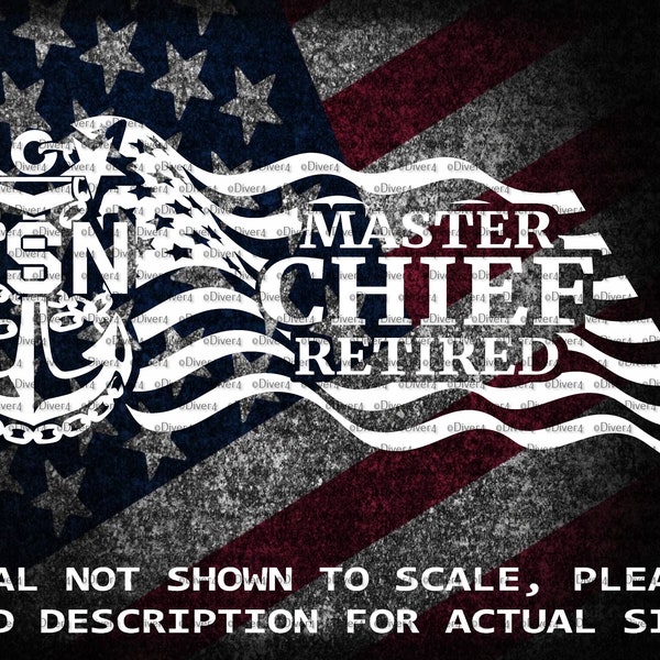 Navy Chief Anchor Car Decal - Etsy