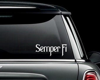 Semper Fi Decal | Etsy