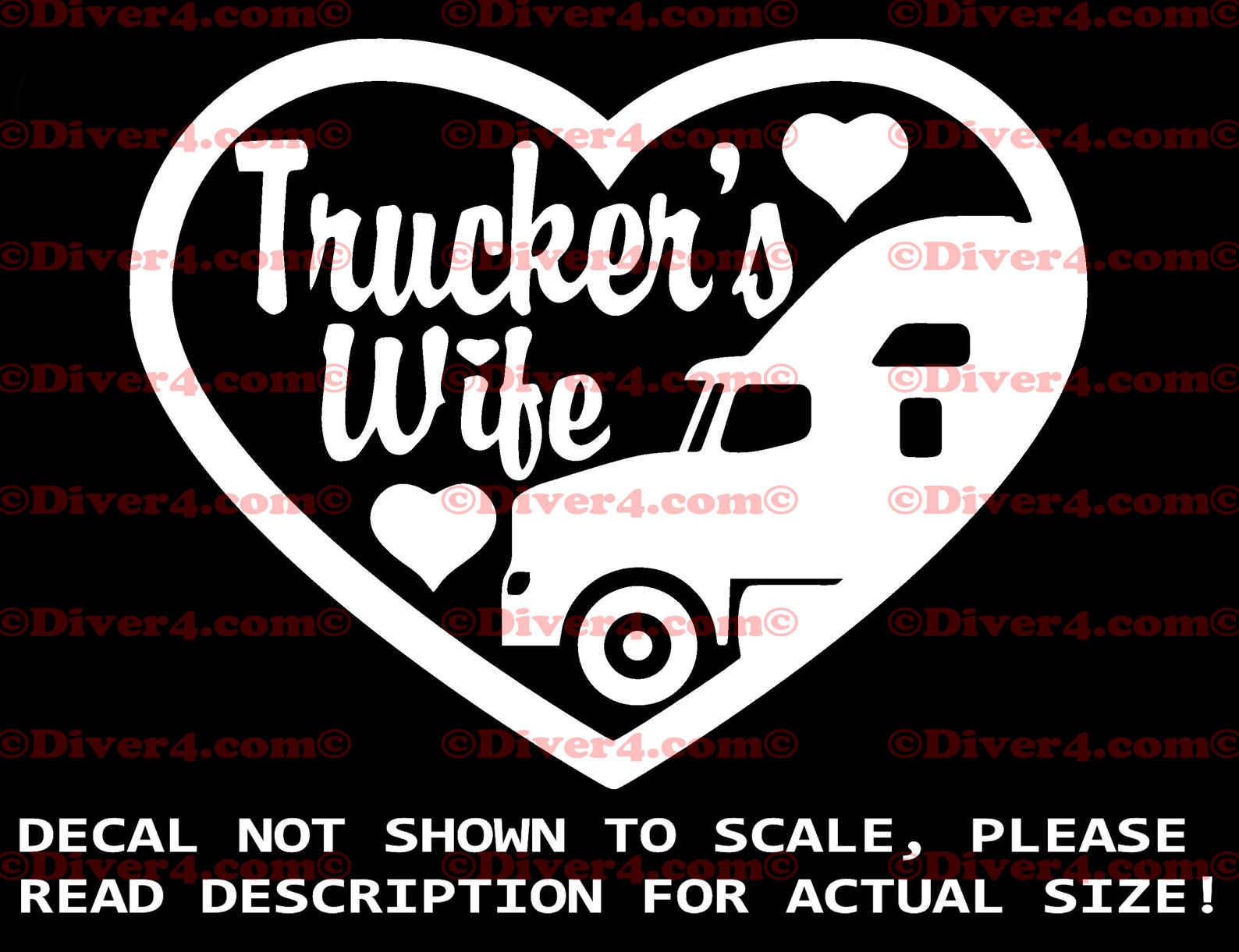 Truckers Wife Heart Svg File Semi Truck Svg File Images Etsy Images