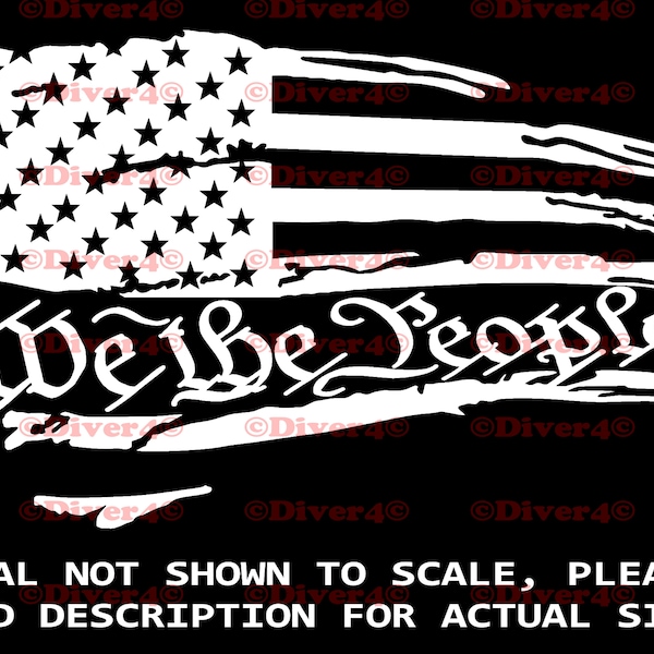 We the People Car Decal - Etsy