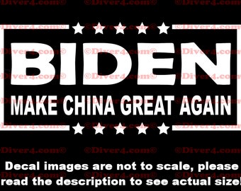 8646 Anti Biden Car Truck Van Window or Bumper Sticker Vinyl - Etsy