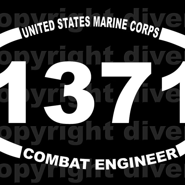 Combat Engineer Window Decal - Etsy