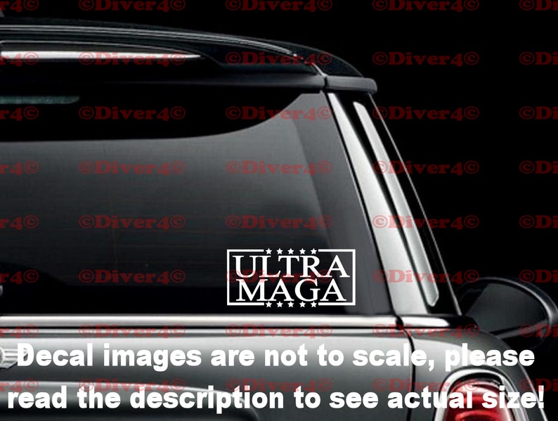 ULTRA MAGA Truck Van Window Decal or Bumper Sticker Vinyl - Etsy
