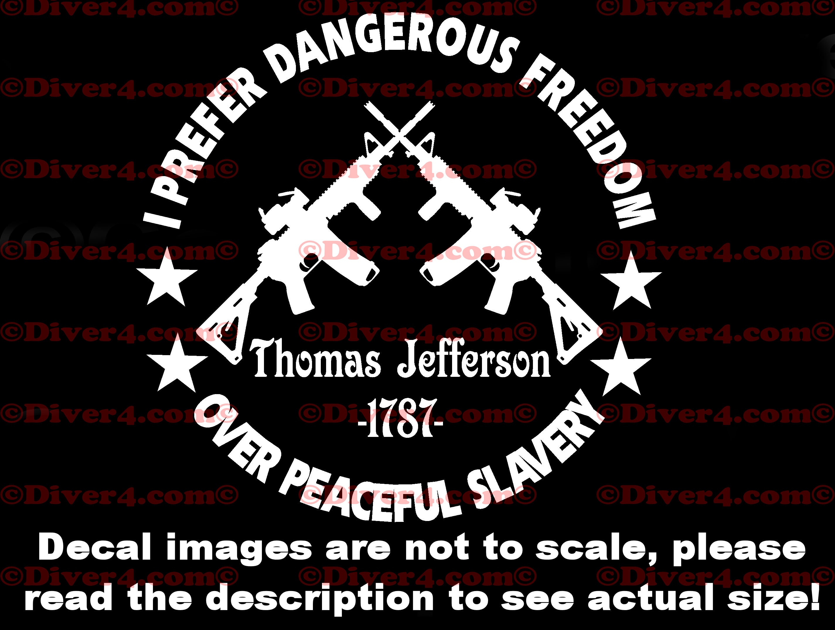 I Prefer Dangerous Freedom Over Peaceful Slavery Thomas - Etsy