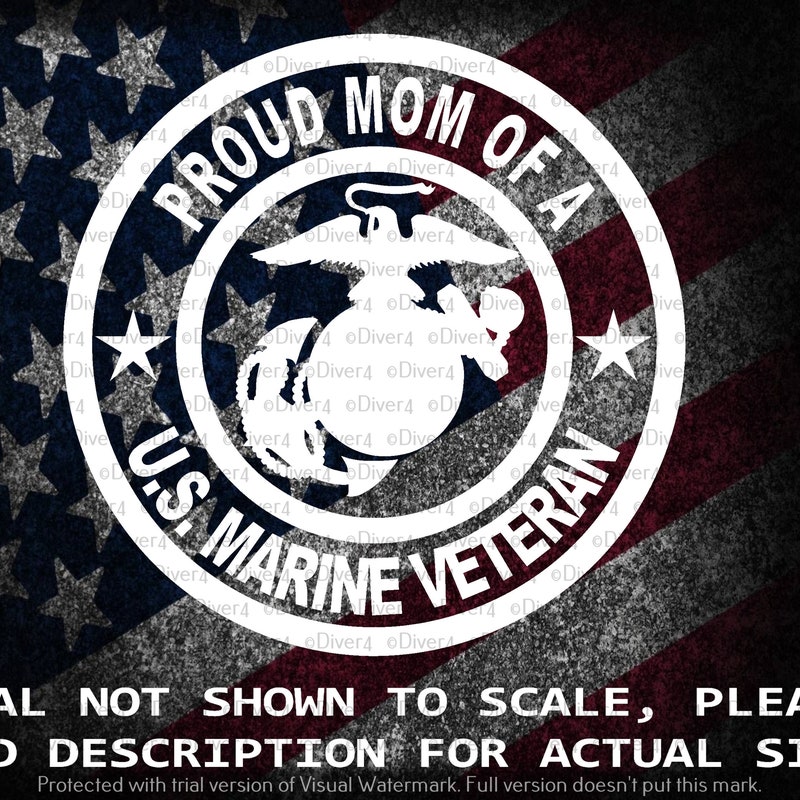 Proud Marine Mom Svg - Etsy