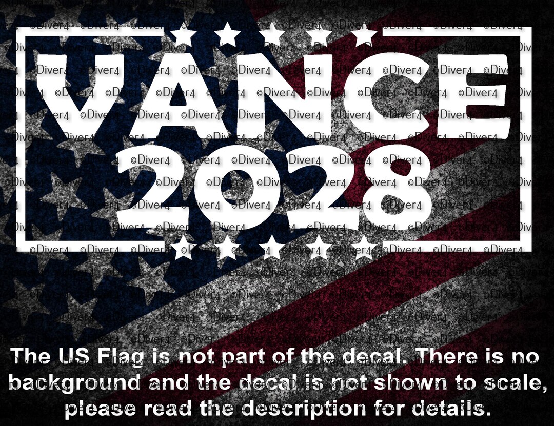Vance 2028 Car Van Truck Cut Vinyl Decal US Made and Sold MAGA - Etsy