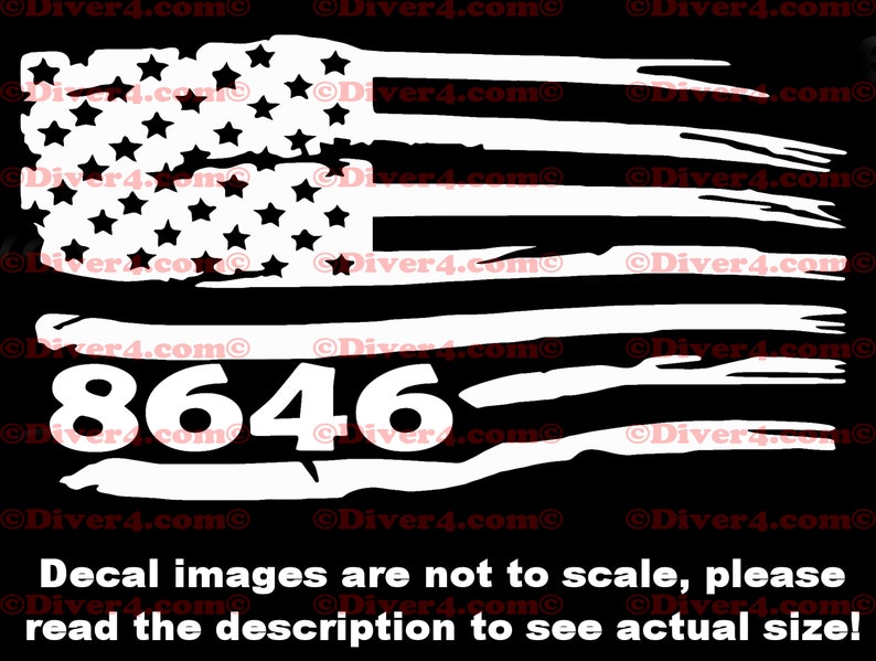 8646 Anti Biden Car Truck Van Window or Bumper Sticker Vinyl - Etsy