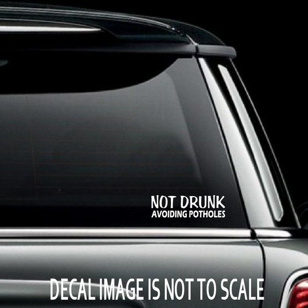 Not Drunk Avoiding Potholes Etsy