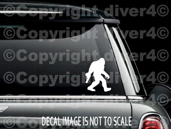 Bigfoot Sasquatch Mountain Tactical Custom Car Truck Van - Etsy